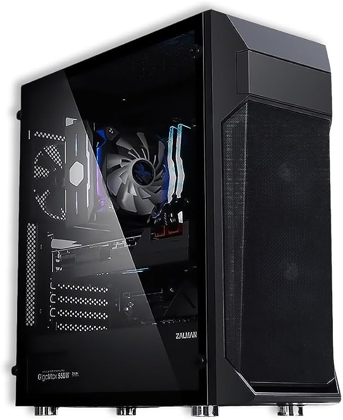 Zalman Z1 Plus ATX Mid-Tower - 4.724 in x 3 ventiladores preinstalados ...