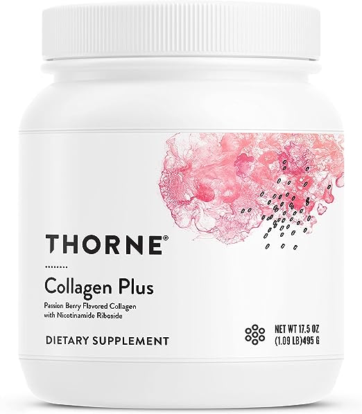 Thorne Collagen Plus - Péptidos de colágeno en polvo con ribósido de ...