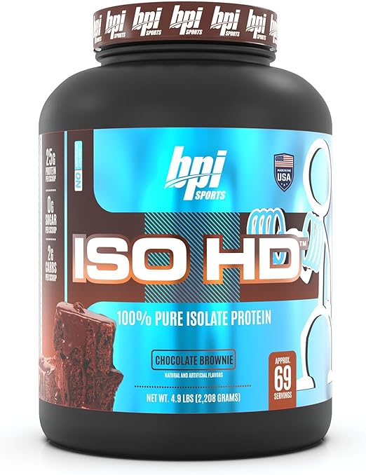 100 % proteínas aisladas e hidrolizadas ISO HD de BPI Sports ...