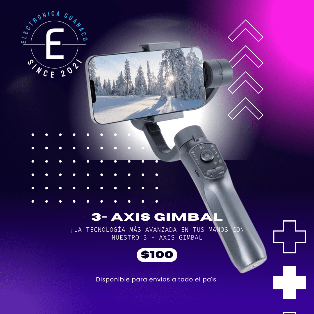 Estabilizador de celular inteligente Gimbal F10 3 Axis | Mercandu